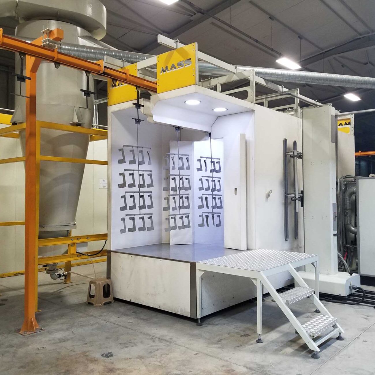 Cyclone Powder Coating Booth for Sale from the Turkey Manufacturer
